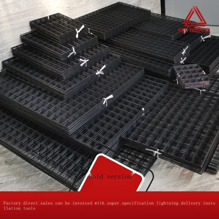 Iron Wrought Iron Mesh Grid Mesh Rack Shelf Adornment Picture Wall Wire ...