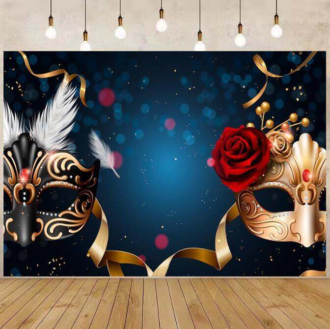 7x5ft Masquerade Photography Background Masquerade Mysterious Backdrop ...