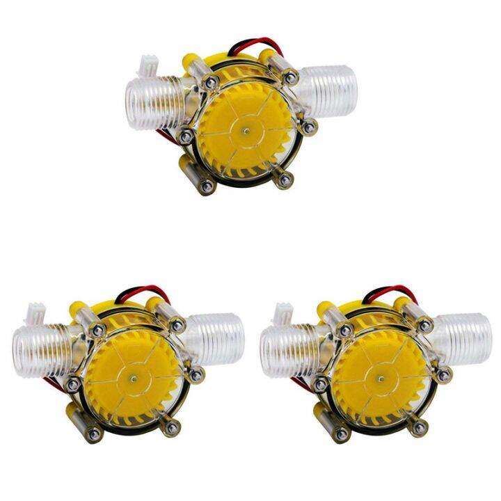 3X 10W Water Flow Pump Mini Hydro Generator Turbine Flow Hydraulic ...
