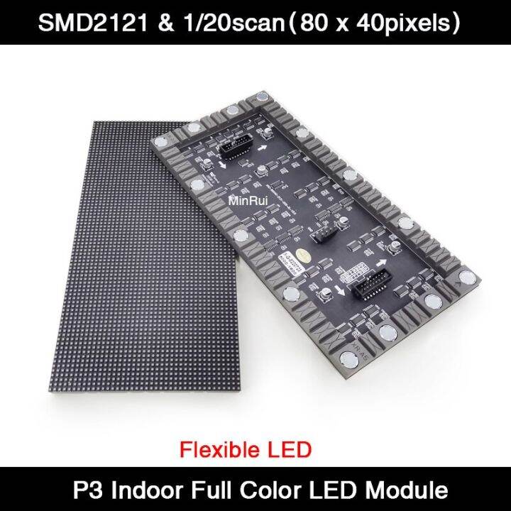 Indoor Flexible Full Color P3 SMD LED Display Module Matrix HD LED ...