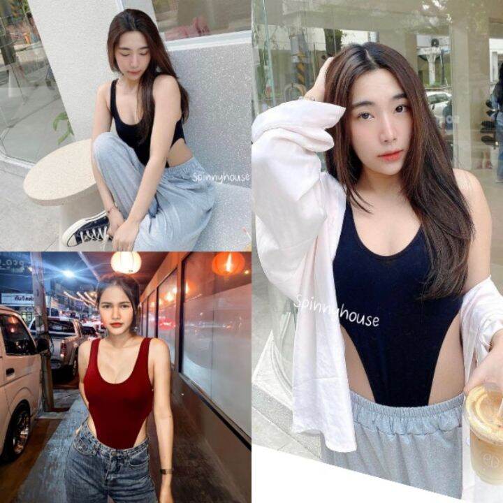 🌈 MesubShop 🌈 บอดี้สูทเว้าเอว เสื้อสายฝอ โอ้ยรุ่นนี้ทำทะเลเดือดได้ค่า แซ่บจุกๆๆ บอดี้สูท ต้องมี ...