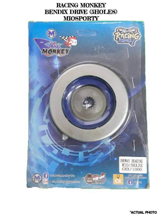 RACING MONKEY BENDIX DRIVE ONE WAY CLUTCH (5HOLES) MODEL: MIOSPORTY ...