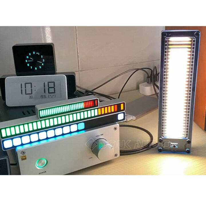 The 32-bit microphone voice-controlled music level light LED displays ...