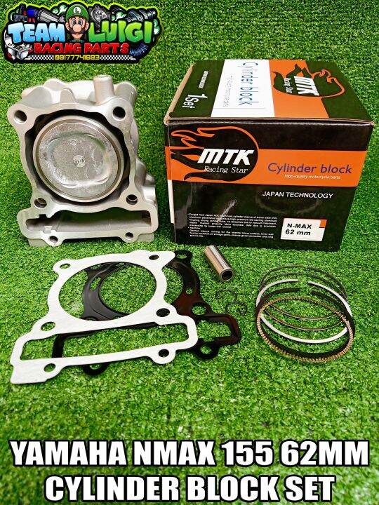 MTK CYLINDER BLOCK SET FOR YAMAHA NMAX 155 62MM | Lazada PH