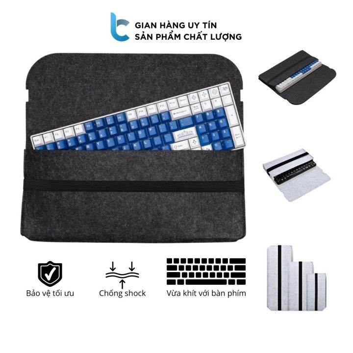 Túi/ Bao Nỉ Đựng Bàn Phím Cơ Đủ Layout 65%, TKL, 104, 108 Phím Và 100% ...