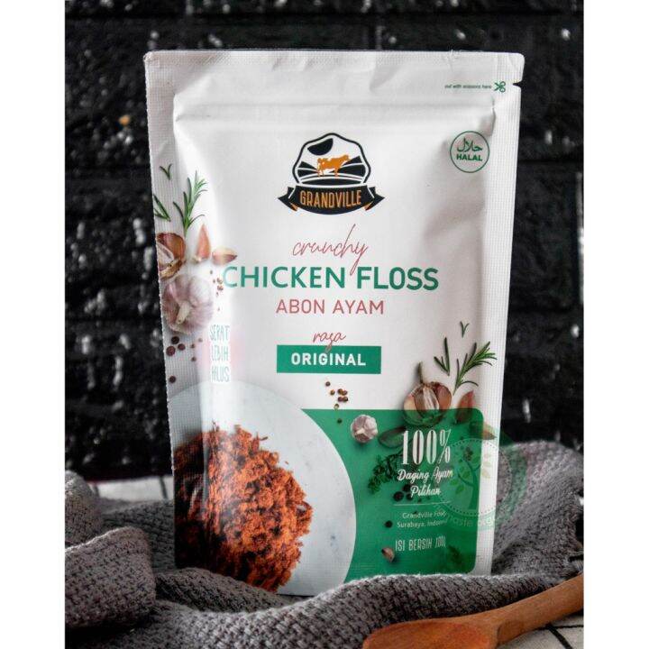GRANDVILLE - ABON AYAM CRUNCHY ORIGINAL 100GR | Lazada Indonesia