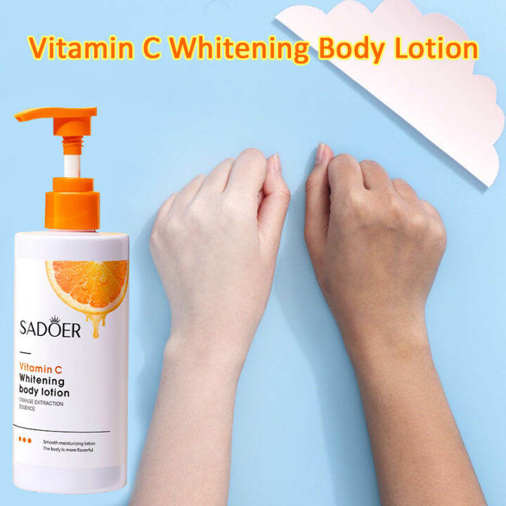 Sadoer Vitamin C Whitening Body Lotion Body Milk 250ml Moisturizing