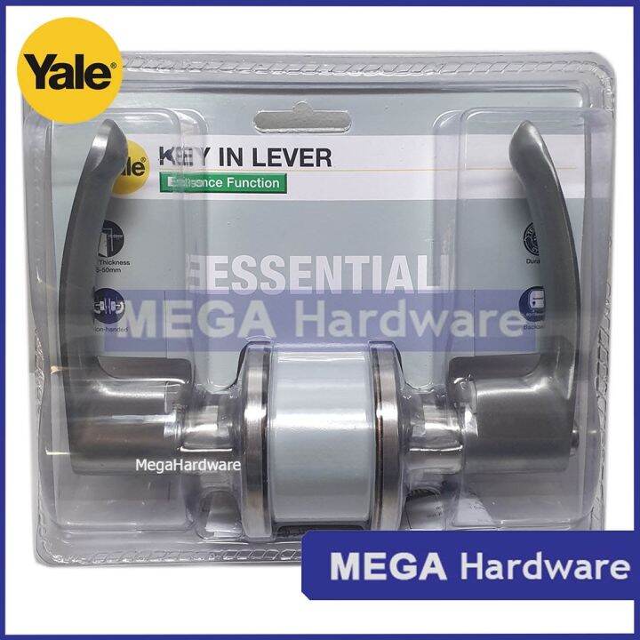 Yale Lever Type Essential Entrance Lockset Doorknob VL4467 VL4447 ...