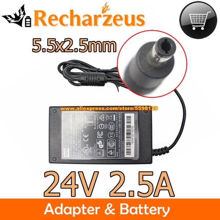 Genuine For WEARNES WDS060240 AC Adapter 24V 2.5A 60W Charger TSC TTP ...