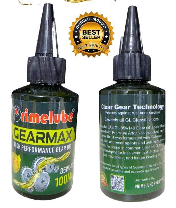 Primelube GEARMAX High Performance Gear Oil 85W140 100ml | Lazada PH
