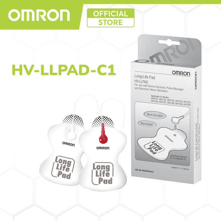 Omron HV-LLPAD-C1 Massager Pads for TENS Electronic Nerve Stimulator Pain Therapy | Lazada PH
