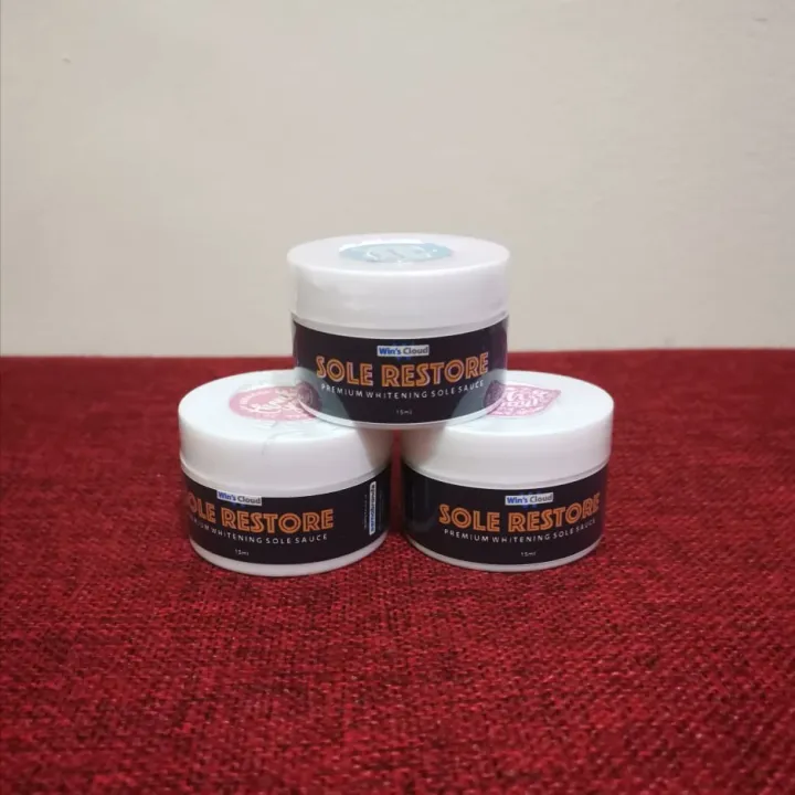 15ml Sole Restore Shoe Whitening Cream with Brush | Lazada PH