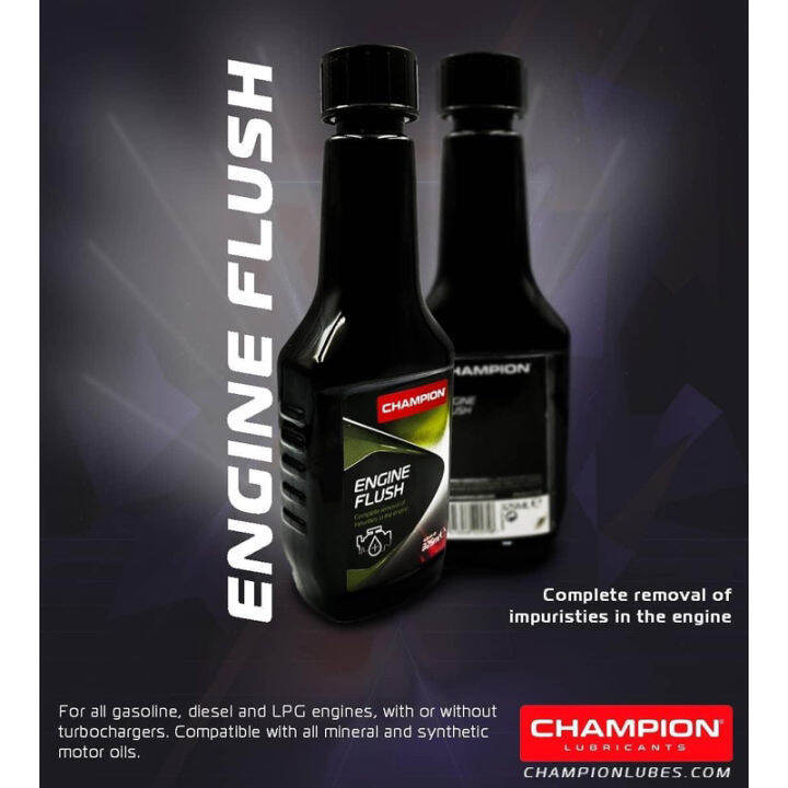 70313 CHAMPION maintenance and additives engine flush (325ml) | Lazada