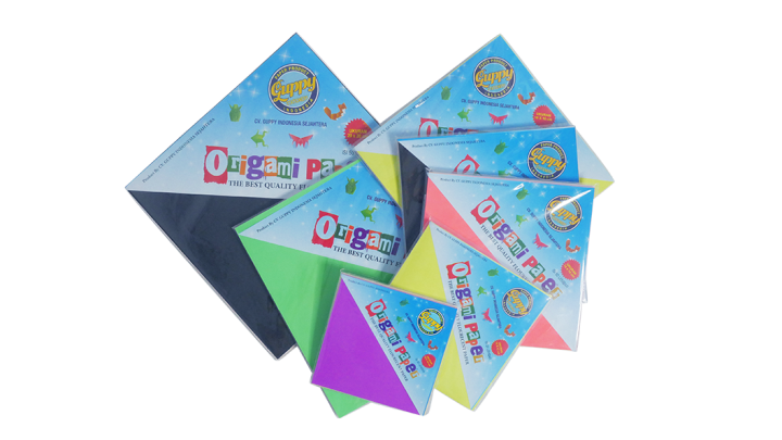 origami kertas lipat 1 sisi warna ukuran 12x12 isi 50lembar | Lazada ...
