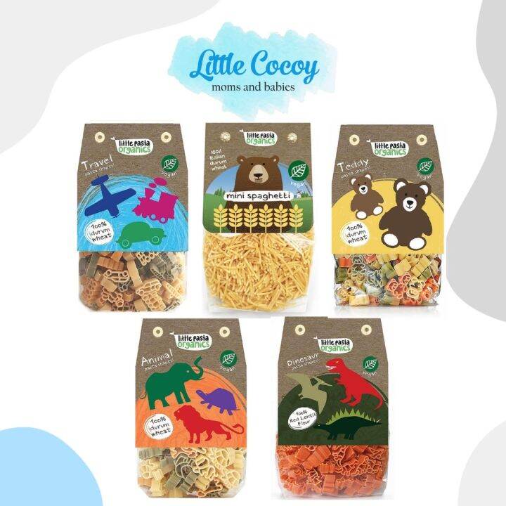 Little Pasta Organics (Animal Travel Teddy Bear Dinosaurs Spaghetti ...