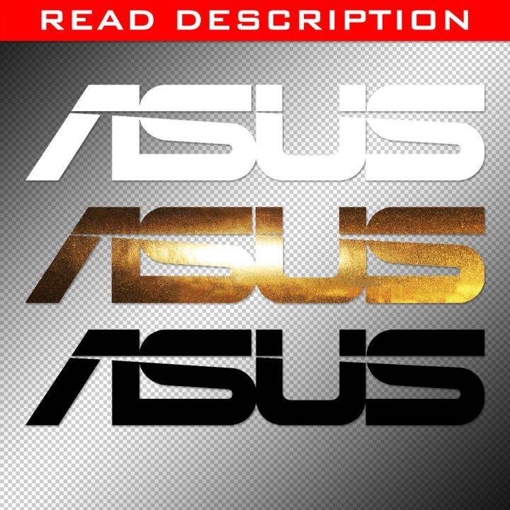 Stickers | (2) Asus Gaming Logo | Weather Proof die-cut decals | 3 ...