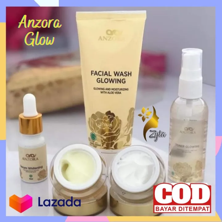 Skincare Anzora Glow Klinik Original BPOM - Untuk Kulit Normal ...