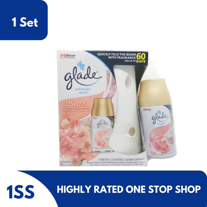 Glade Sakura Autospray Air Freshener Kit with Refill | Lazada PH