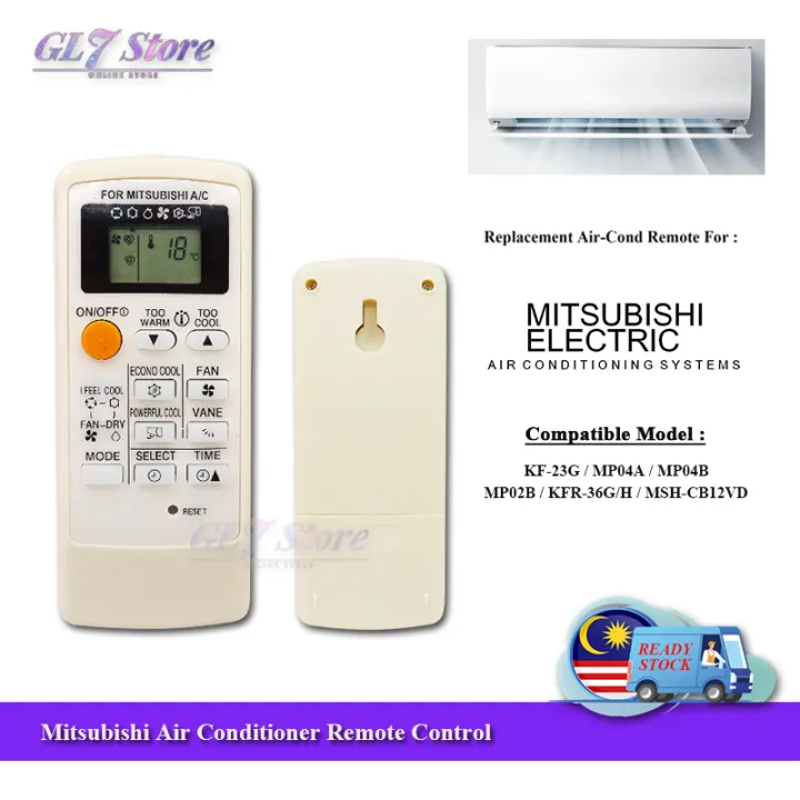 MITSUBISHI AIR COND REMOTE CONTROL MIT10 REMOTE AIR COND MITSUBISHI ...