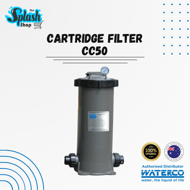 𝐒𝐏𝐋𝐀𝐒𝐇 - WATERCO TRIMLINE CARTRIDGE FILTER CC50 | Lazada