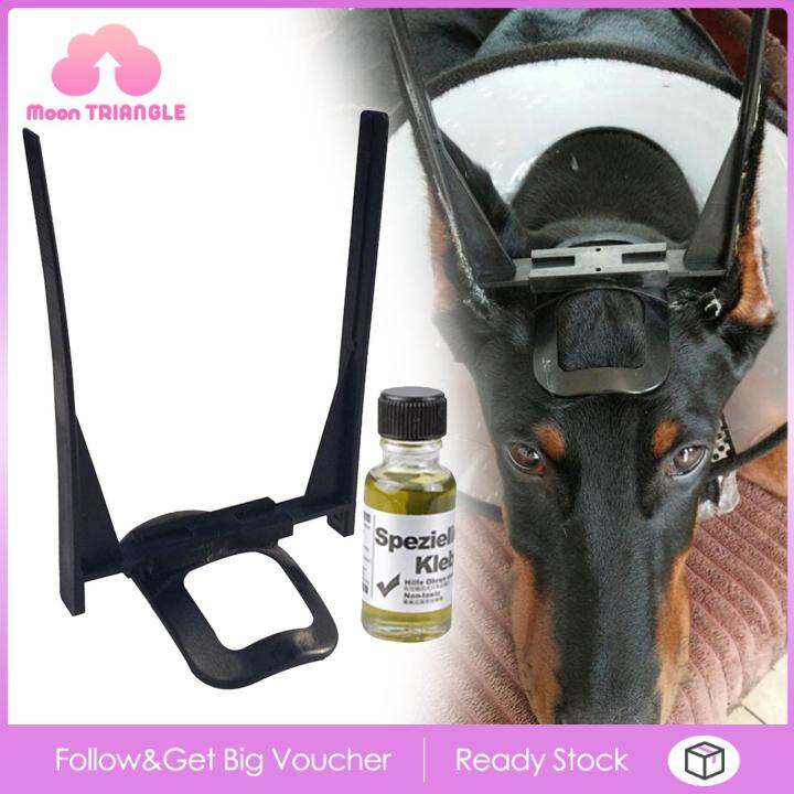 Moon TRIANGLE Pet Dog Ear Stand German Dog Ears Upright Care Tools Dog ...