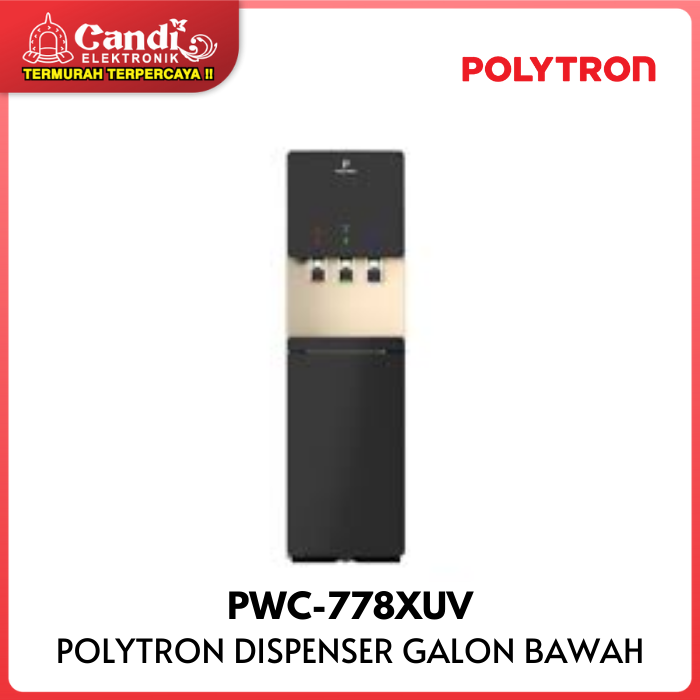 POLYTRON Dispenser Galon Bawah PWC-778XUV | Lazada Indonesia