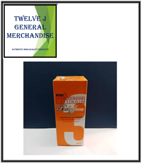 RDL Babyface Hydroquinone Tretinoin Solution #3 60ml | Lazada PH
