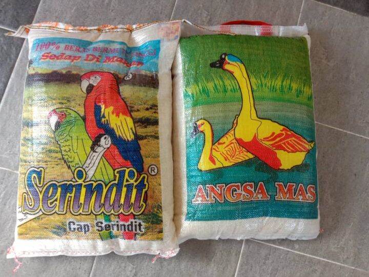 9kg Beras cap angsa Mas / beras serindit / beras cap serindit /beras ...