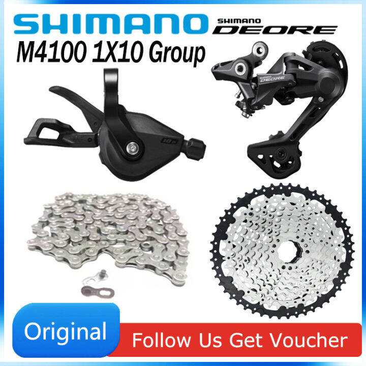 SHIMANO DEORE M4100 M4120 10 Speed Groupset 1X10 speed Shifter Rear ...