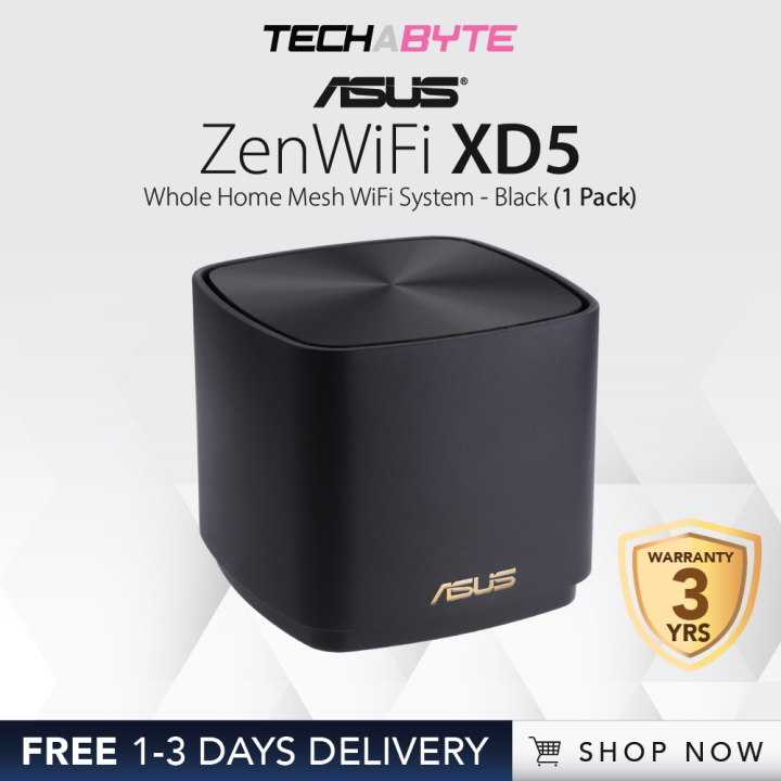 ASUS ZenWiFi XD5 Whole Home Mesh WiFi System - Black | Lazada Singapore