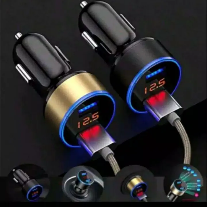 Dual USB 12V 3.1A Fast Charging Voltmeter Phone Charger for Nmax 2020 ...