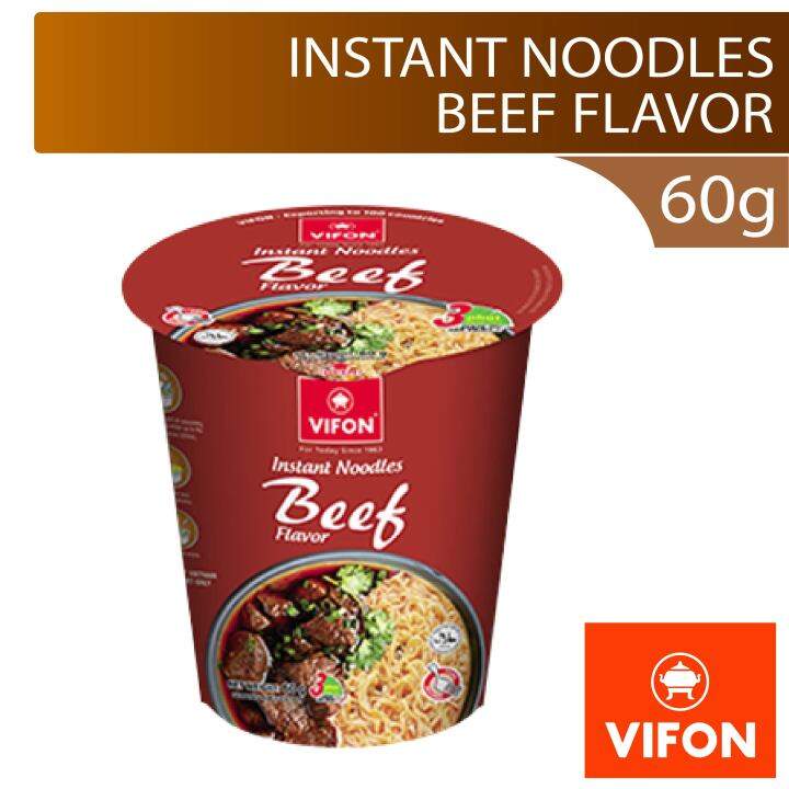 Instant Noodles Beef Flavour 60g | Lazada PH