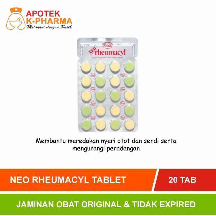 Neo Rheumacyl Strip Isi 20 Tablet Obat Original Bode | Lazada Indonesia