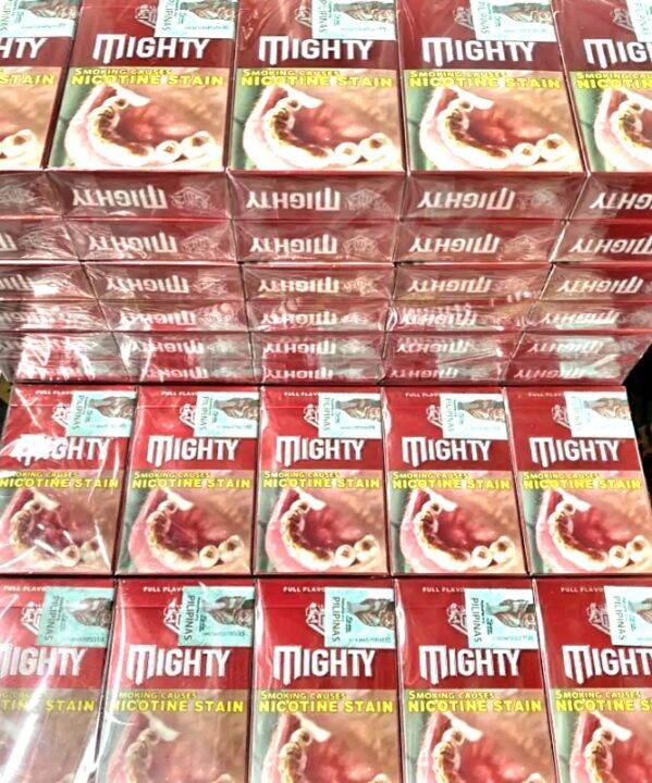 MIGHTY REDS HARD PACK FULL FLAVOR 20s 1REAM 10 PACKS DEODORANT ROLL ON ...