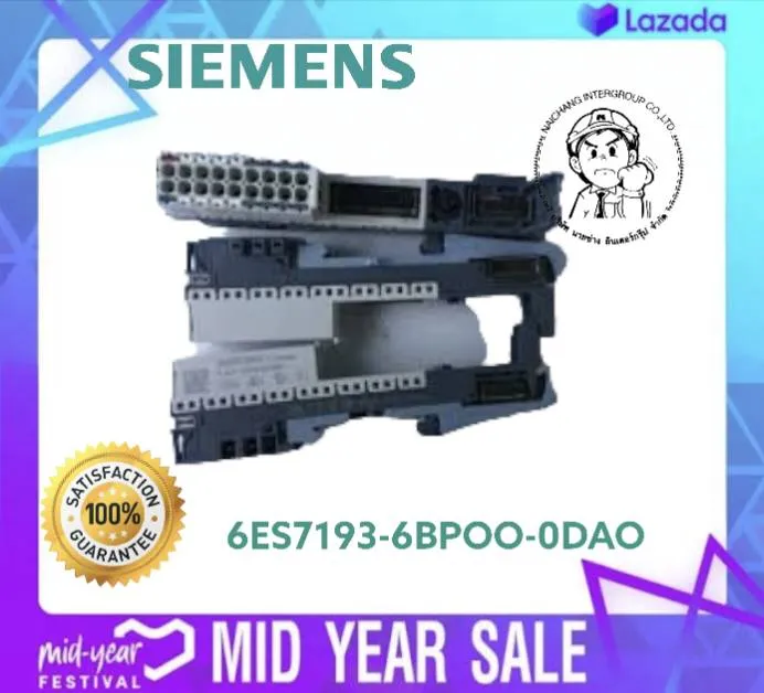 Siemens SIMATIC ET 200SP, SIMATIC 6ES7 193-6BP00-0DA0 Base Unit for use ...