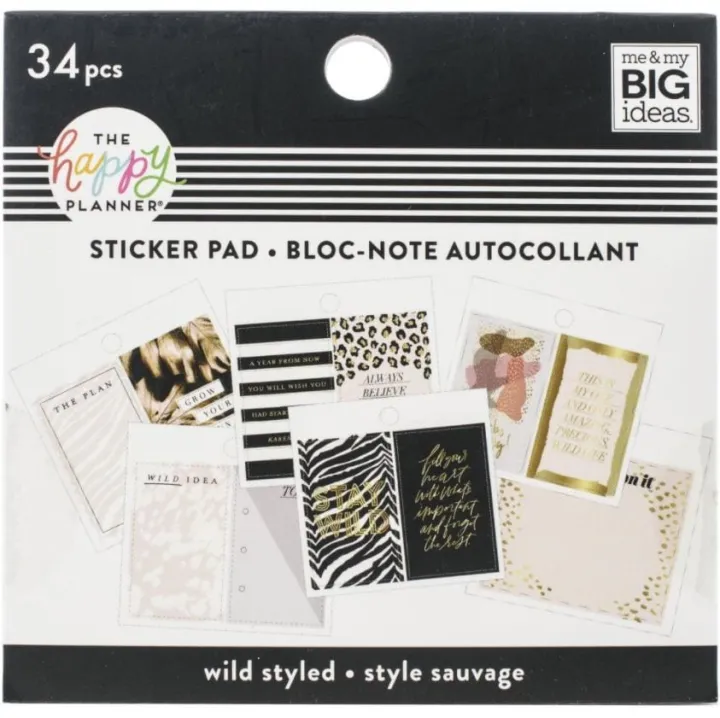 Wild Style Tiny Sticker Pads Me and My Big Ideas - 34pcs | Lazada PH