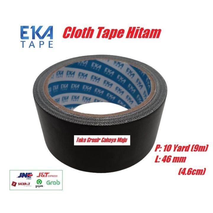 LAKBAN KAIN HITAM Cloth Tape 46MM × 9M EKA TAPE | Lazada Indonesia