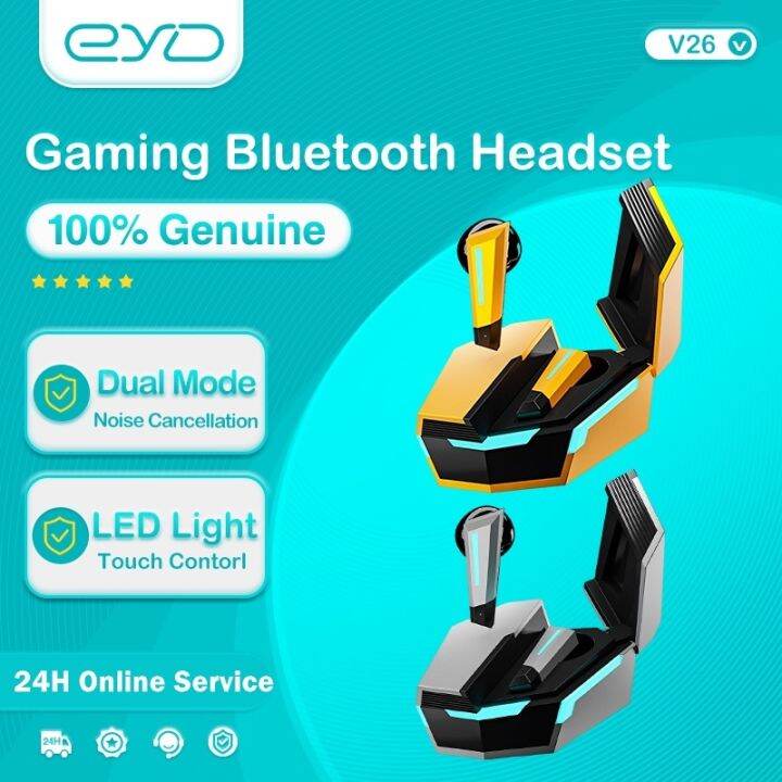 【COD】 EYD Professional Gaming Headset TWS Bluetooth Earphones with Mic ...