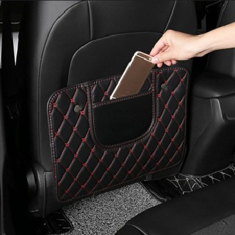 Universal Leather Car Back Seat anti-kick Pad honda toyota nissan ...