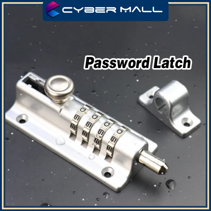 Combination Door Latch Bolt 304 Stainless steel door Password Lock ...