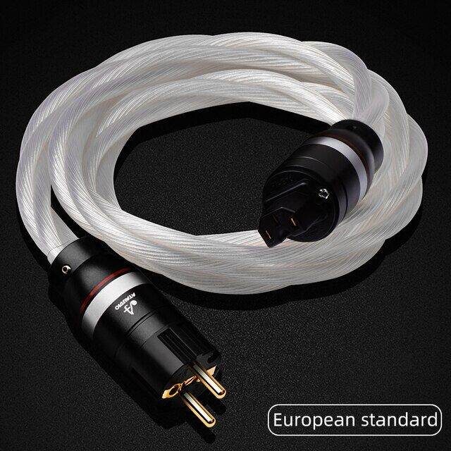 ATAUDIO HIFI audio power cable OCC silver-plated decoder power ...