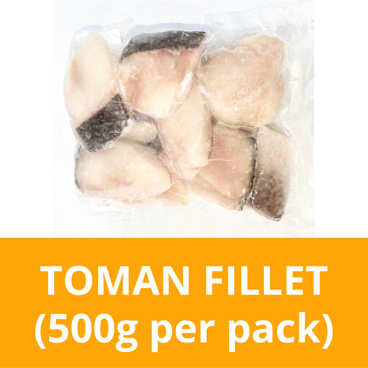 Frozen Toman Fillet (500g) (sold per pack) 切片多曼鱼 Sung Tao Seafood ...