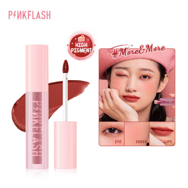 PINKFLASH More&More Fall Into Velvet Airy Matte Mousse Tint High Pigment Smooth Lasting Silky ...