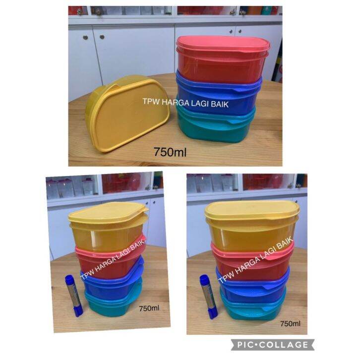 Tupperware Cool Stackable Set 750ml (4pcs) | Lazada
