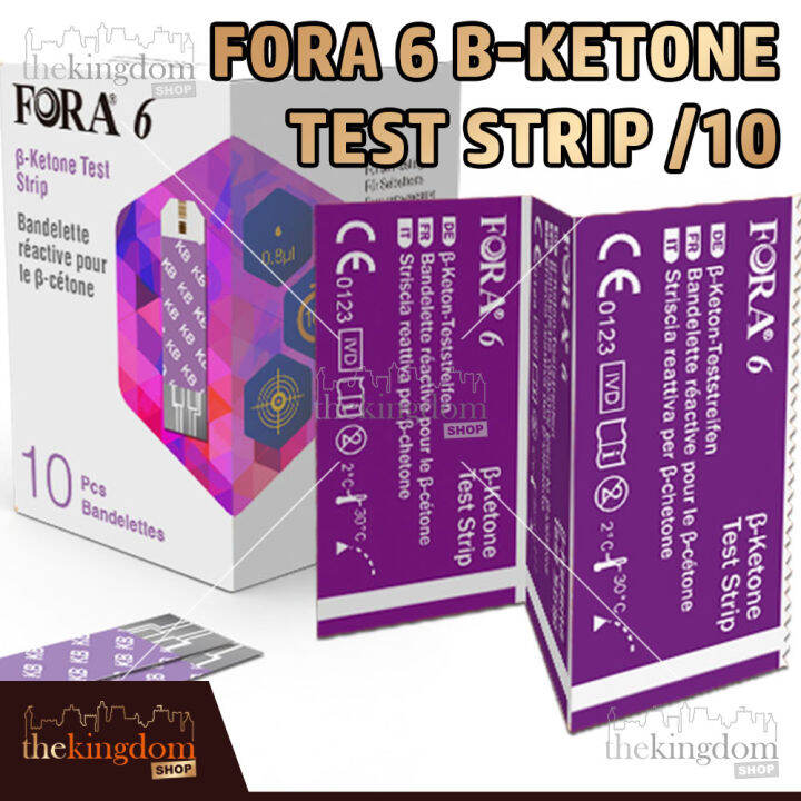 Fora 6 B-Ketone Test Strip /10 Keton Refill Tes Plus | Lazada Indonesia