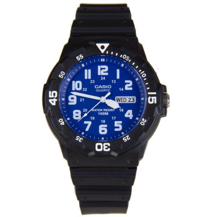Casio Unisex Blue Dial Analog MRW-200H-2B2 MRW-200H-2B2V MRW-200H ...