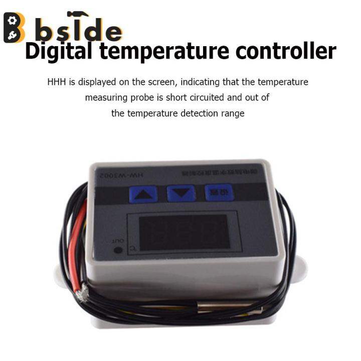 [Bside Tool Store] W3002 Digital Microcomputer 3-digit Temperature Controller Thermostat ...