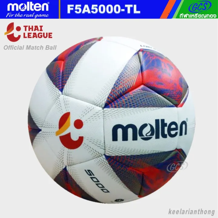 molten F5A5000-TL ฟุตบอลมอลเทน Official Match Ball Thai League 2021 ...