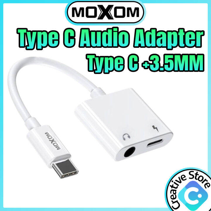 Original Moxom Audio Adapter Type C+3.5mm Adapter Type C Adapter ...