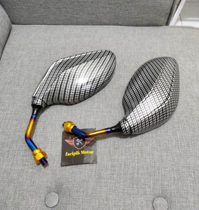 spion click karbon twotone monel karet universal motor Honda Yamaha ...